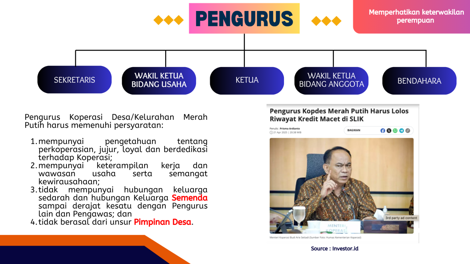 Struktur Koperasi Desa Merah Putih - Updesa